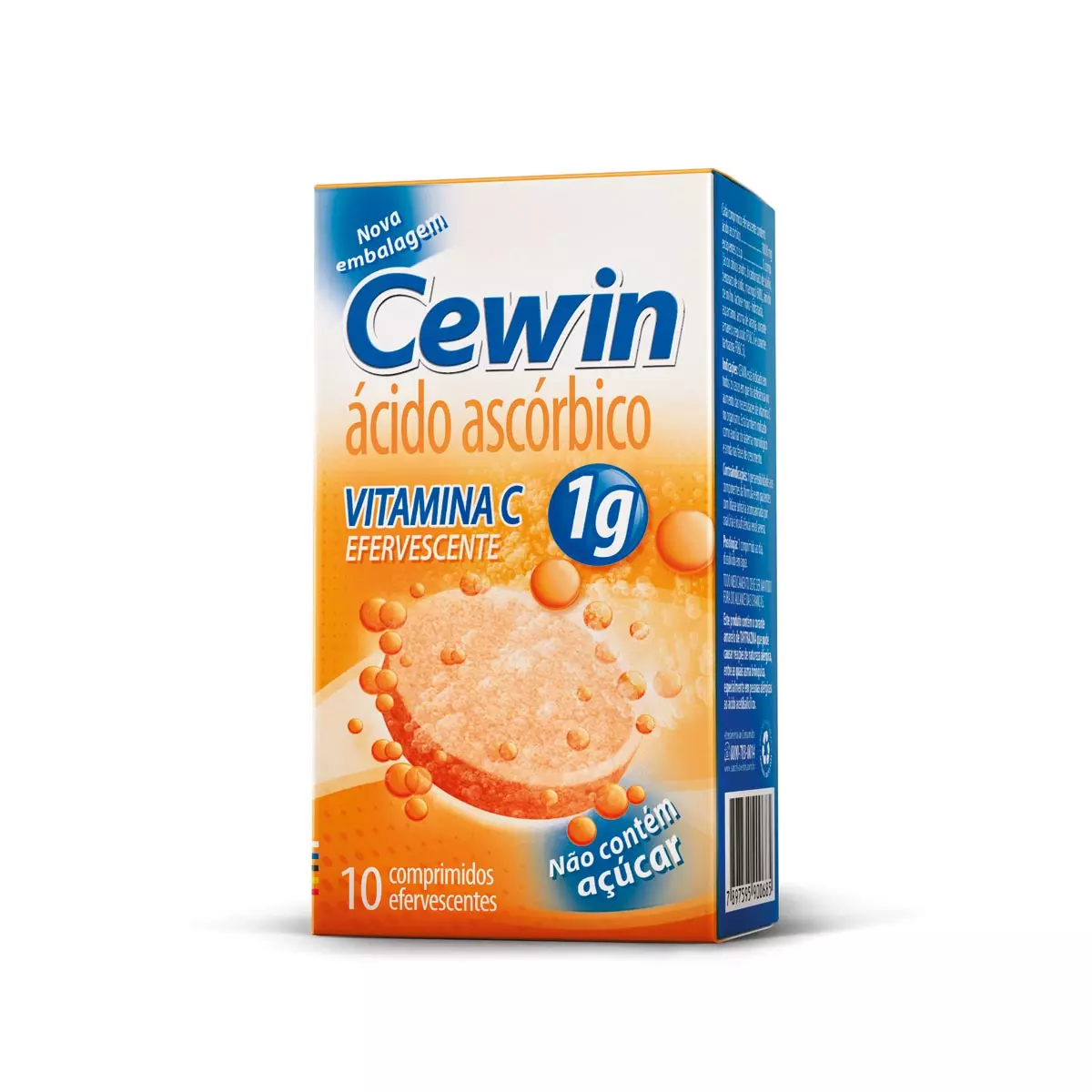 Cewin 1g Com 10 Comprimidos Efervescentes