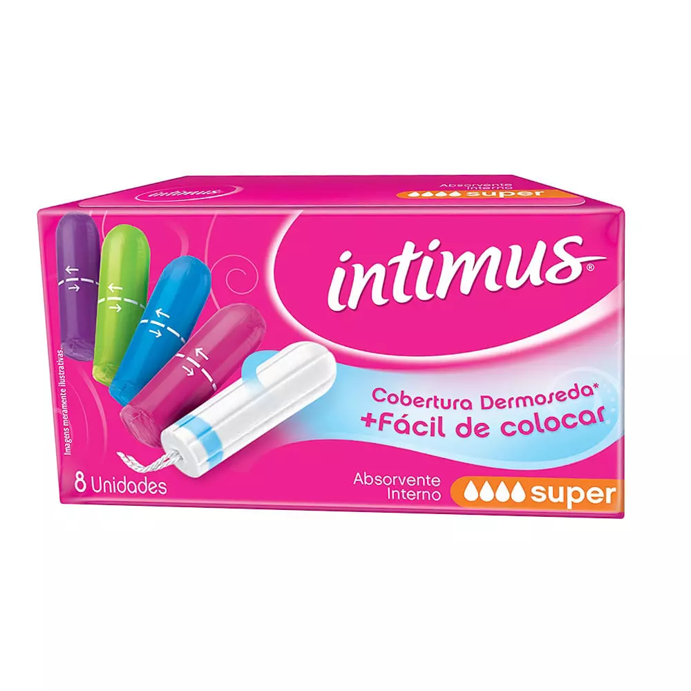 Absorvente Interno Intimus Super 8 Unidades