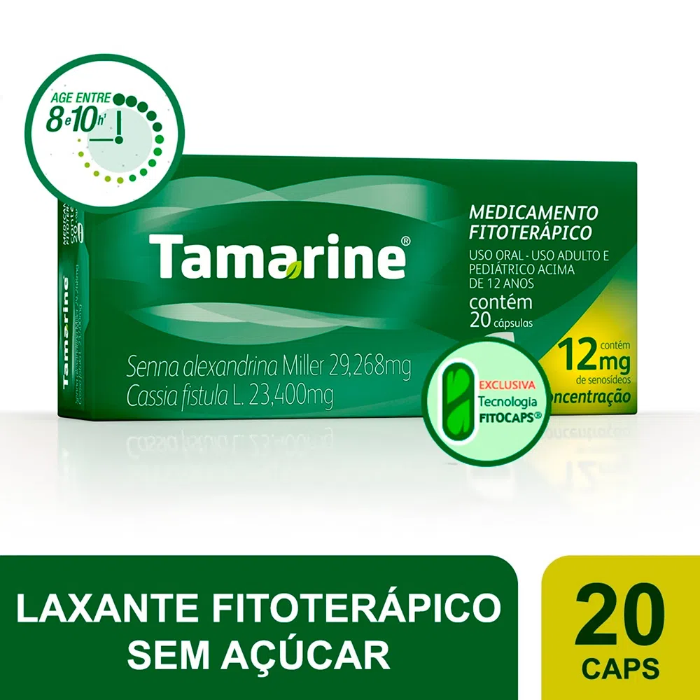 Tamarine 12mg com 20 Comprimidos