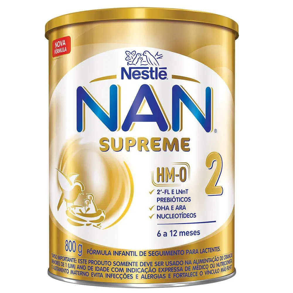 Fórmula Infantil Nan Supreme 2 800g