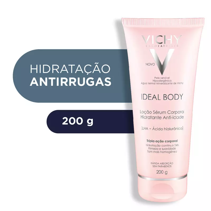 Loção Corporal Hidratante Vichy Ideal Body 200g