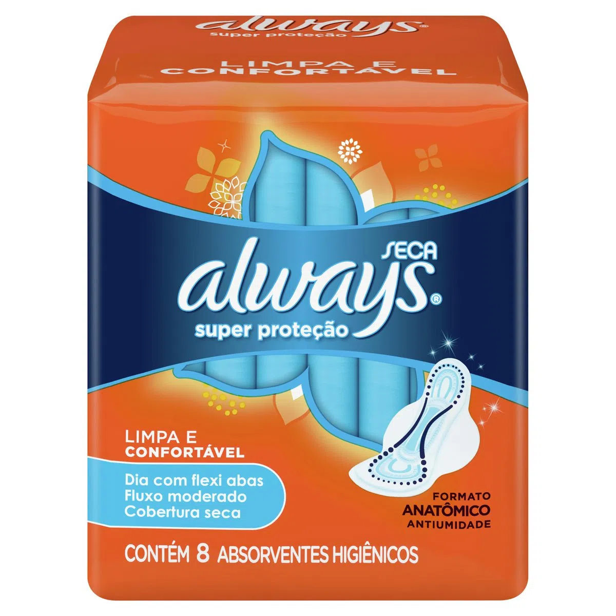 Absorvente Always Super Proteção Suave com Abas 16 Unidades
