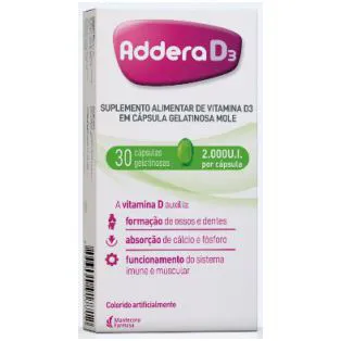 Addera D3 2.000UI 30 Cápsulas