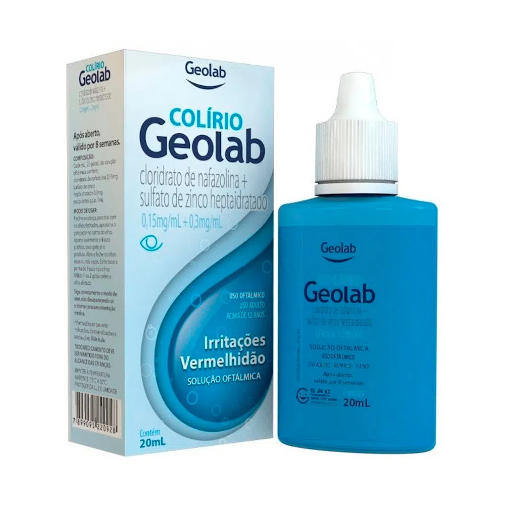 Solução Oftálmica Colírio Geolab 20ml