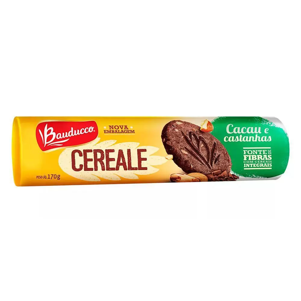 Bauducco Biscoito Cereale Cacau Com Castanhas 141g