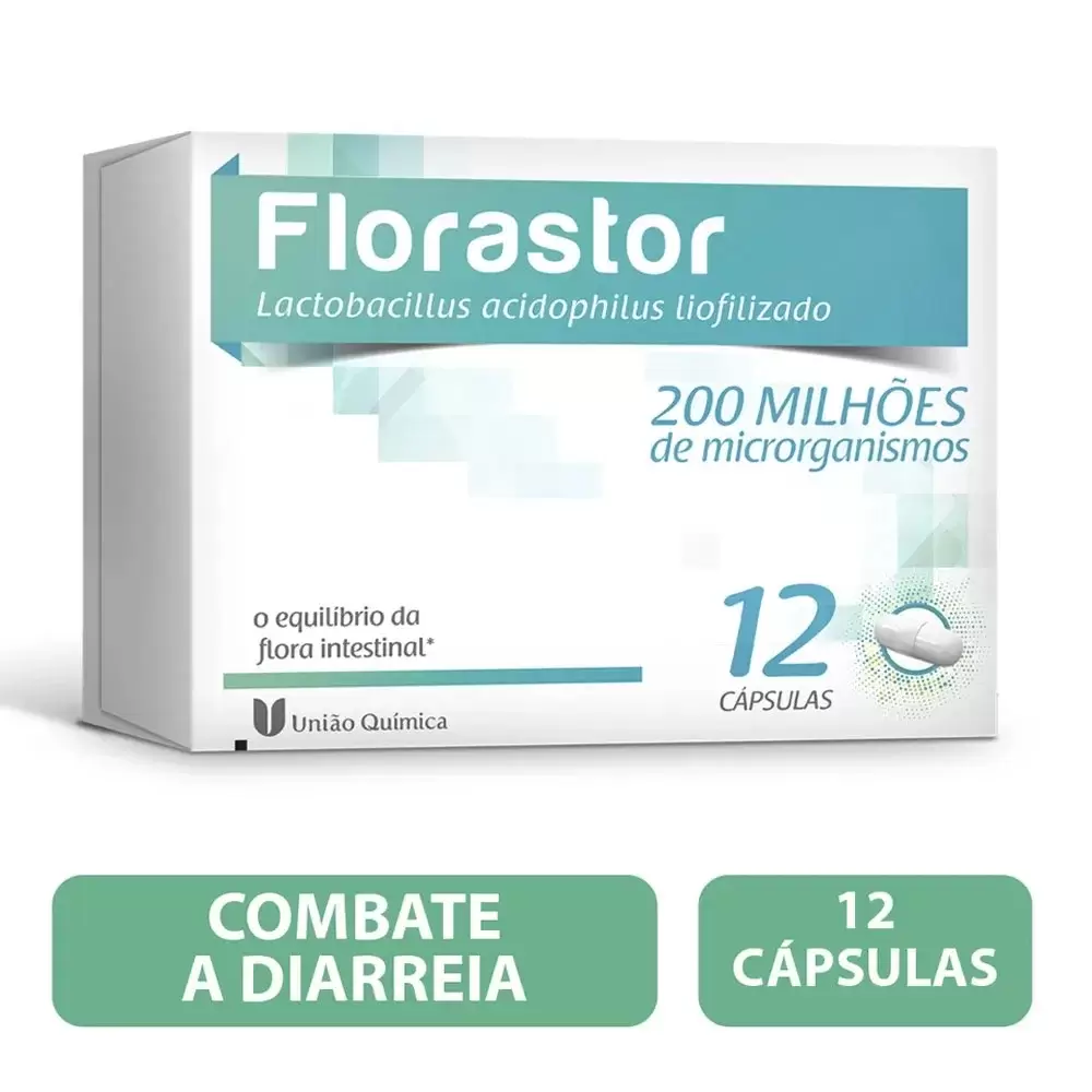 Florastor Probiótico 12 Cápsulas