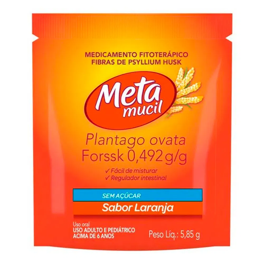 Metamucil Sachê Sabor Laranja 5,85g